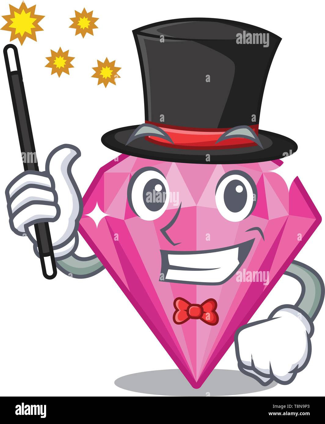 Red magic crystal precious Stock Vector Images - Alamy