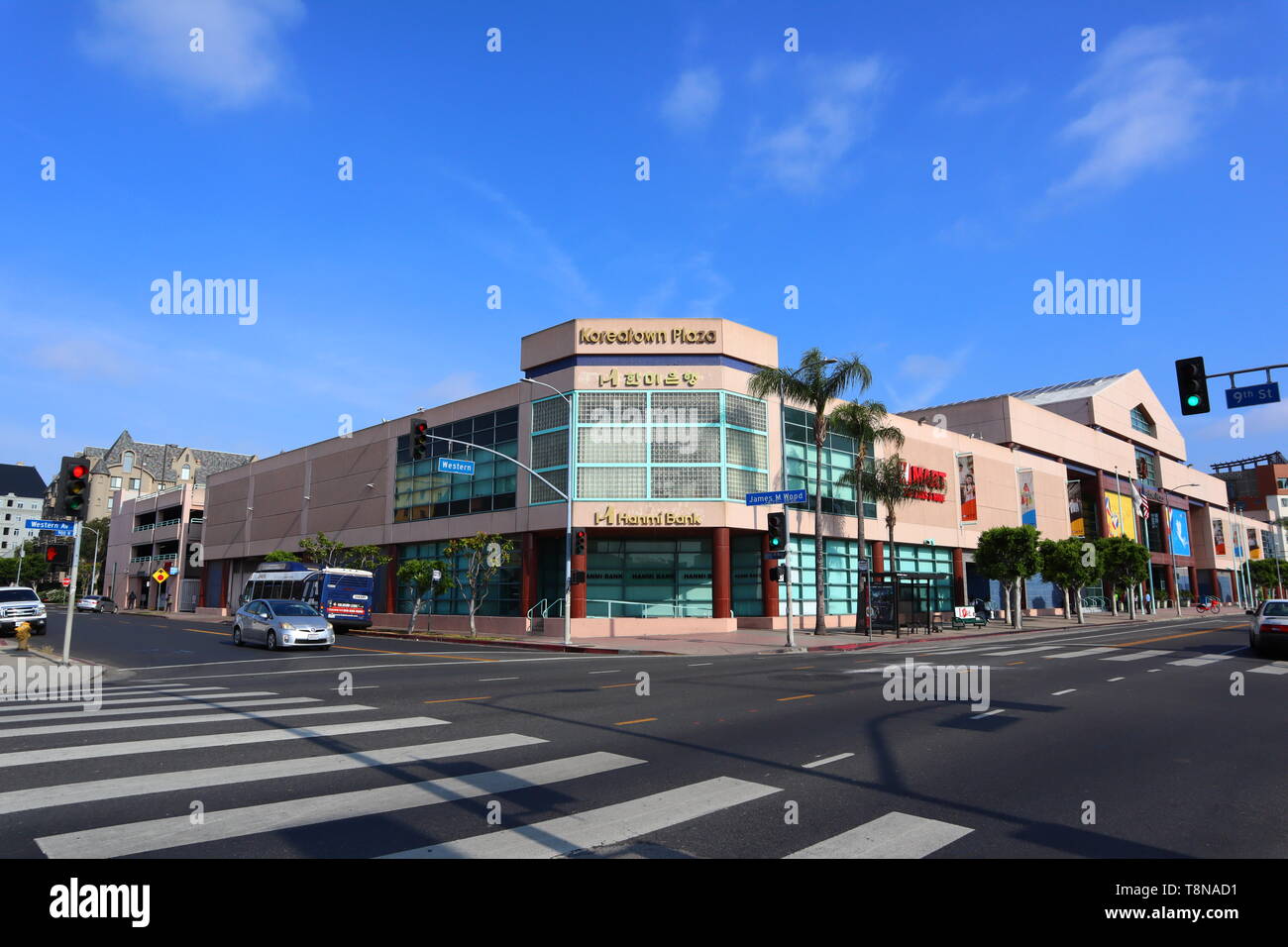 KOREATOWN a neighborhood of LOS ANGELES downtown Stock Photo - Alamy
