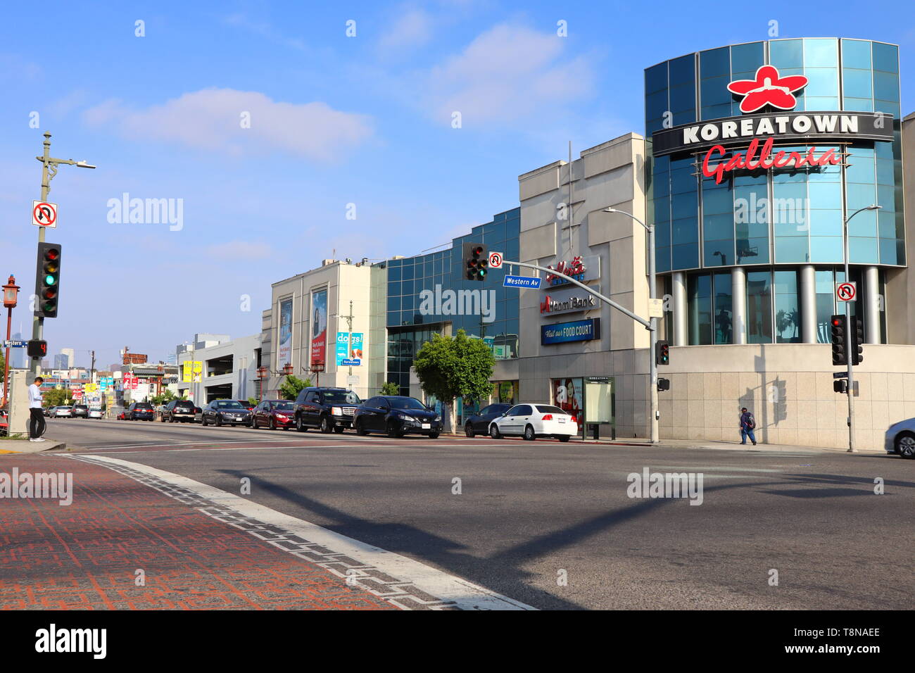 KOREATOWN a neighborhood of LOS ANGELES downtown Stock Photo - Alamy