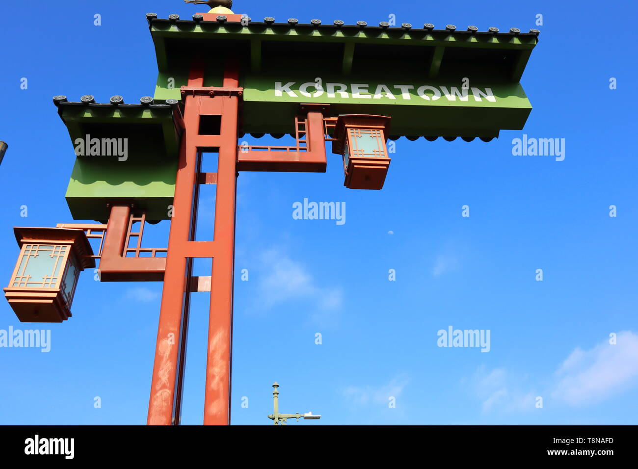 KOREATOWN a neighborhood of LOS ANGELES downtown Stock Photo - Alamy
