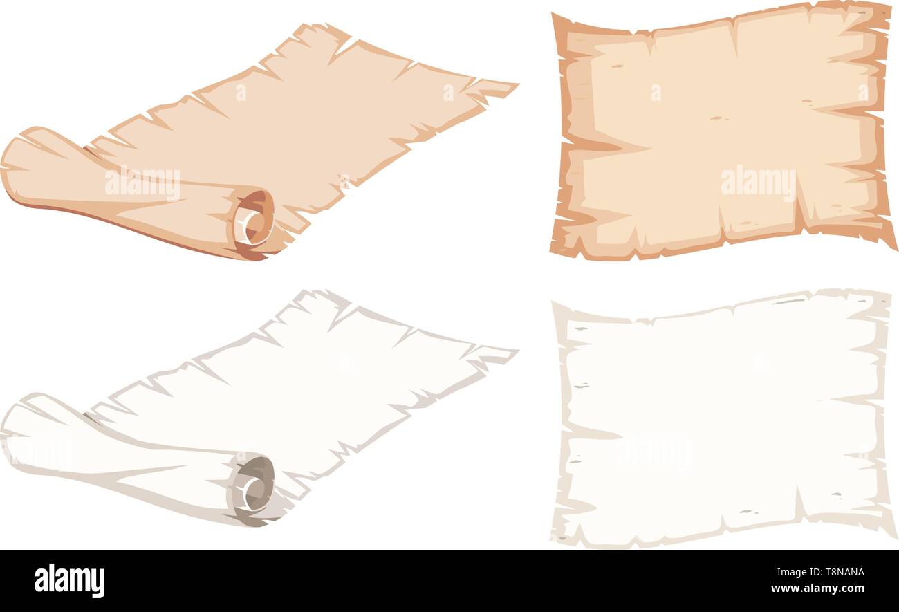 Set of paper roll illustration Stock Vector Image & Art - Alamy