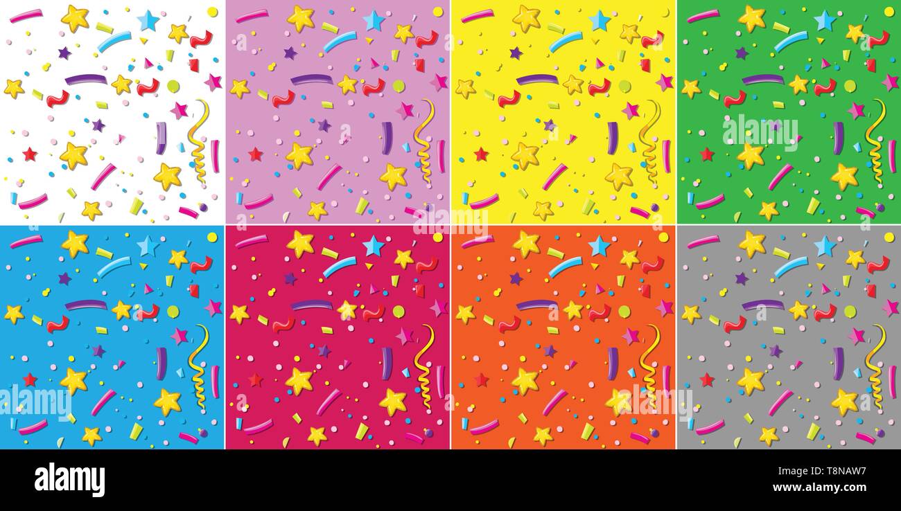 Set of party background illustration Stock Vector Image & Art - Alamy