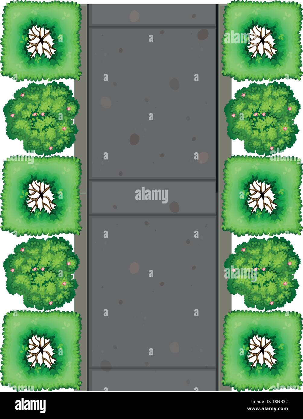 A aerial view of road illustration Stock Vector Image & Art - Alamy