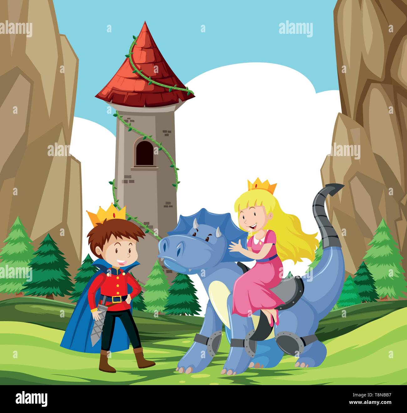 Clipart Prince And Princess