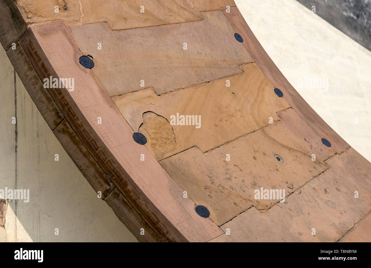 Samrat Yantra Instrument at Jantar Mantar - Man Singh Observatory ...