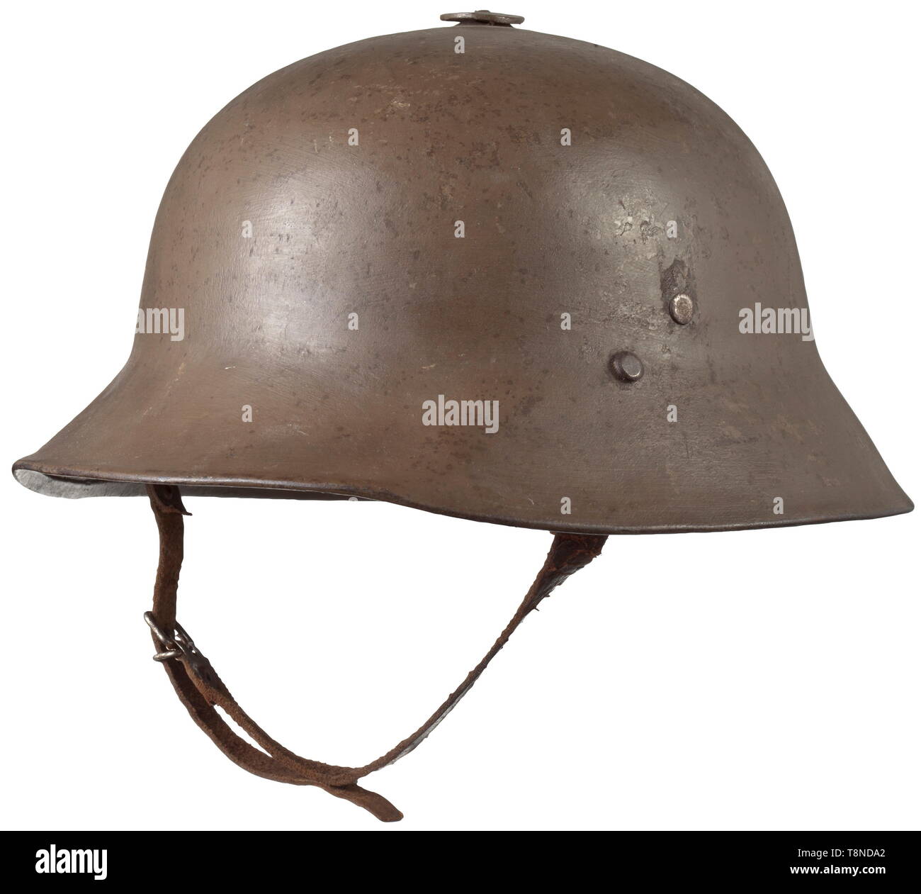 An Austrian steel helmet, Berndorf system The exterior repainted in ...