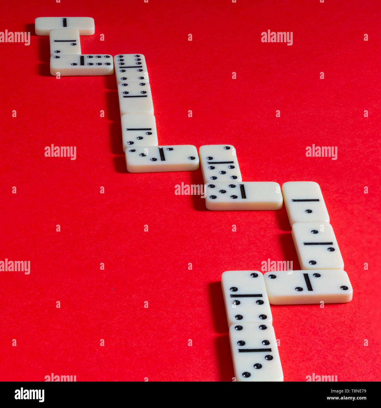 Domino sequence hi-res stock photography and images - Alamy