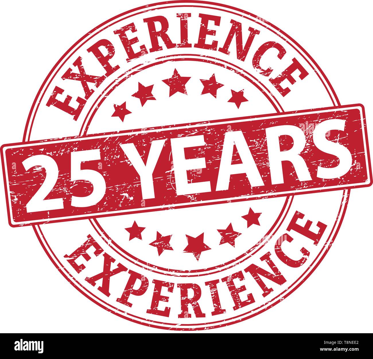 25 year experience Stock Vector Images - Alamy