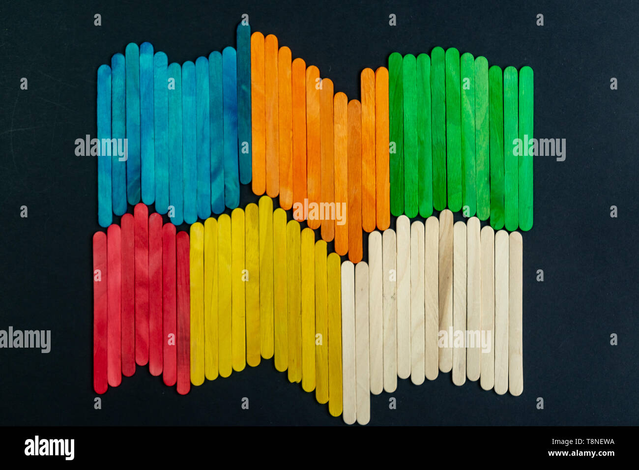 Popsicle stick craft hi-res stock photography and images - Alamy