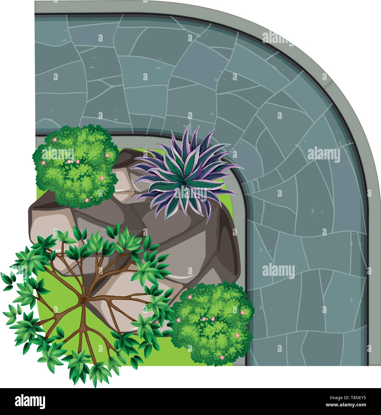 Aerial street view Stock Vector Images - Alamy