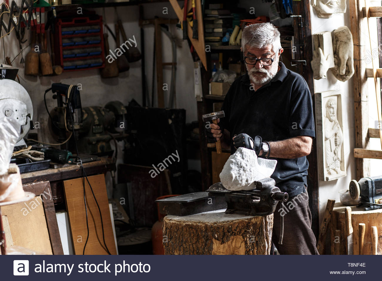 Sculptor Hammer Chisel High Resolution Stock Photography and Images - Alamy