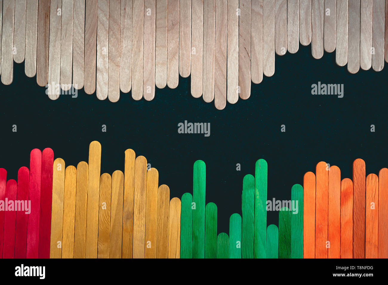 Popsicle stick crafts hi-res stock photography and images - Alamy