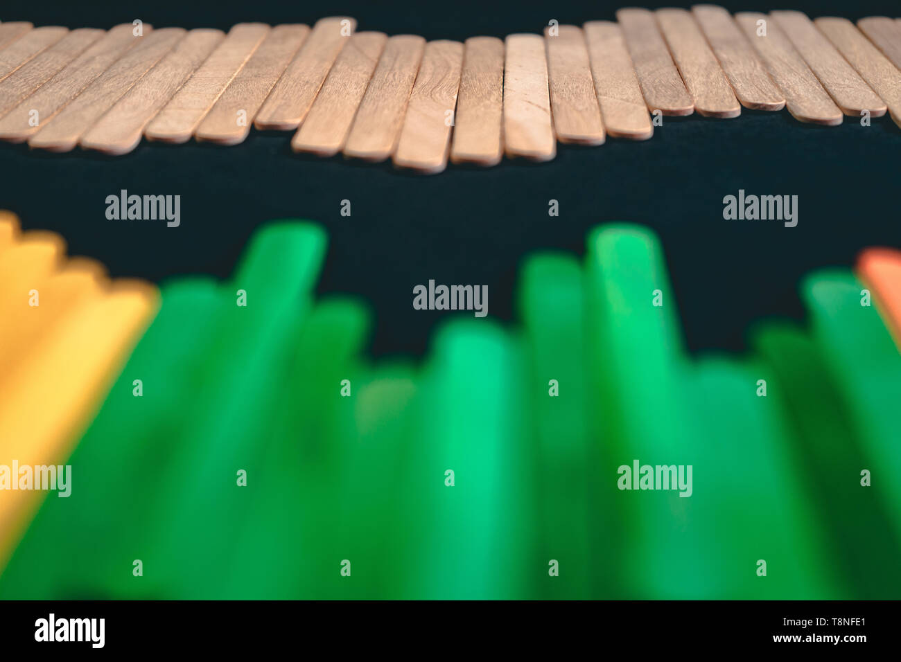 Popsicle stick craft hi-res stock photography and images - Alamy