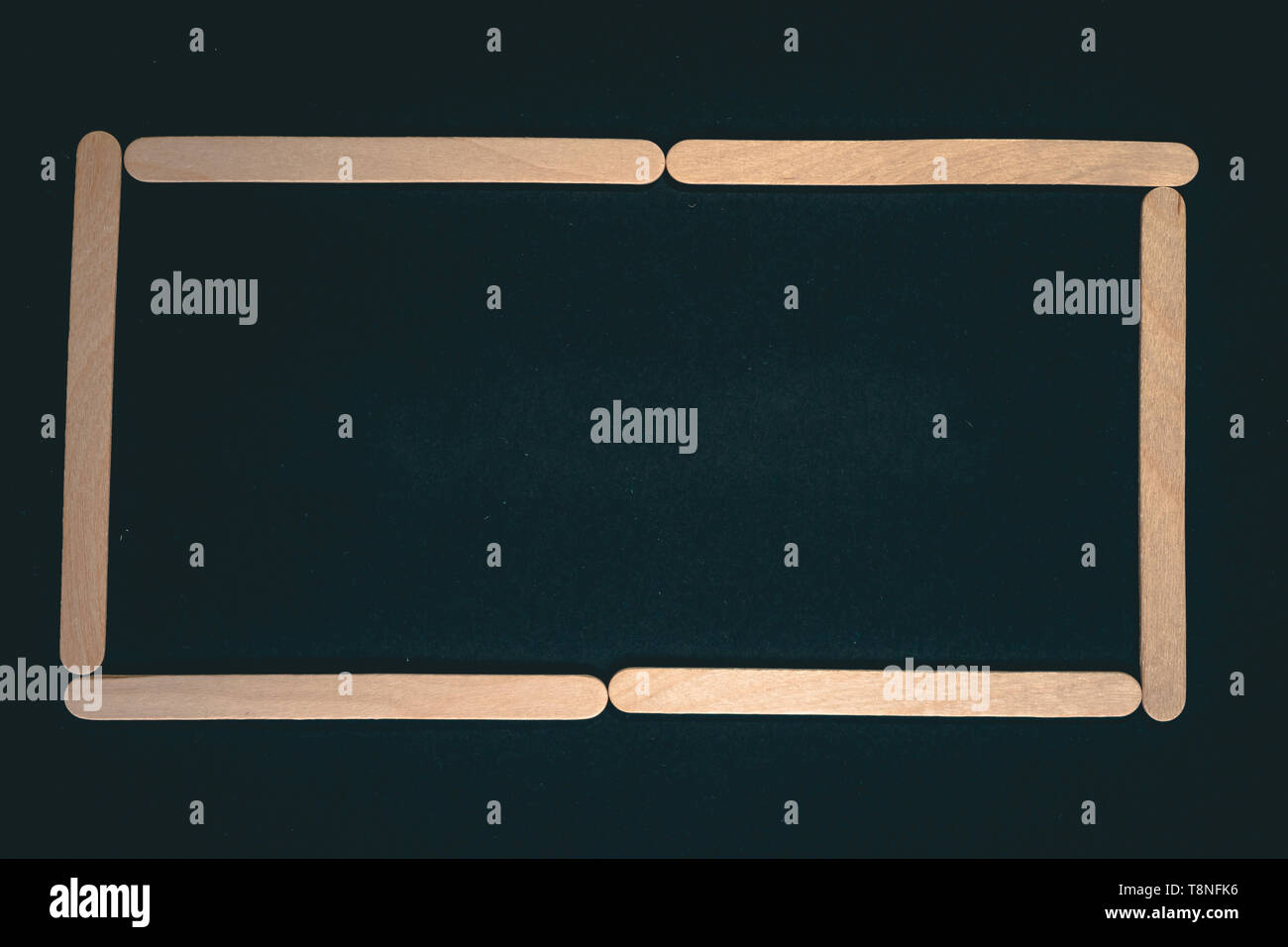 Numbers made of wood sticks isolated on black background Stock Photo ...