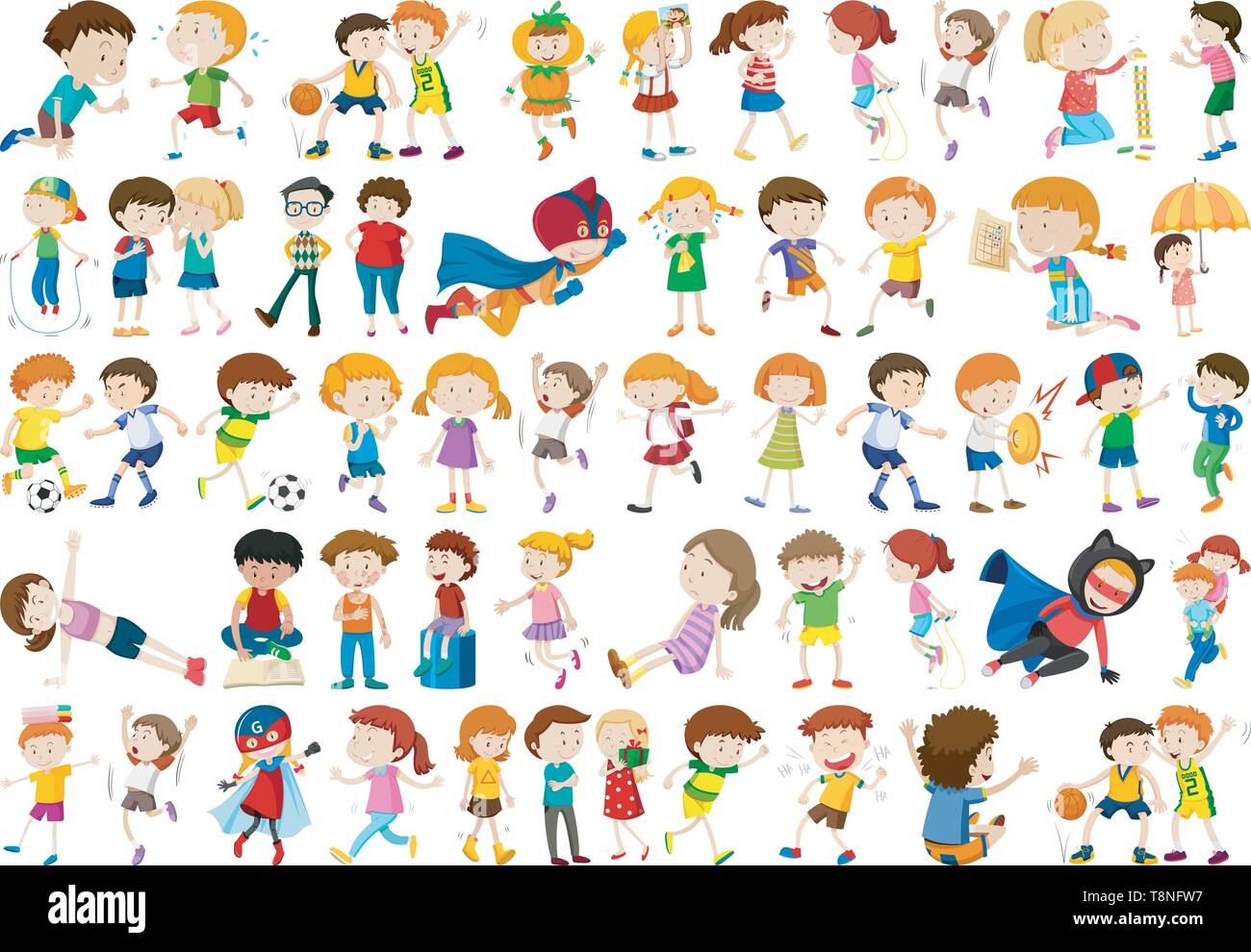 Set of sport character illustration Stock Vector Image & Art - Alamy