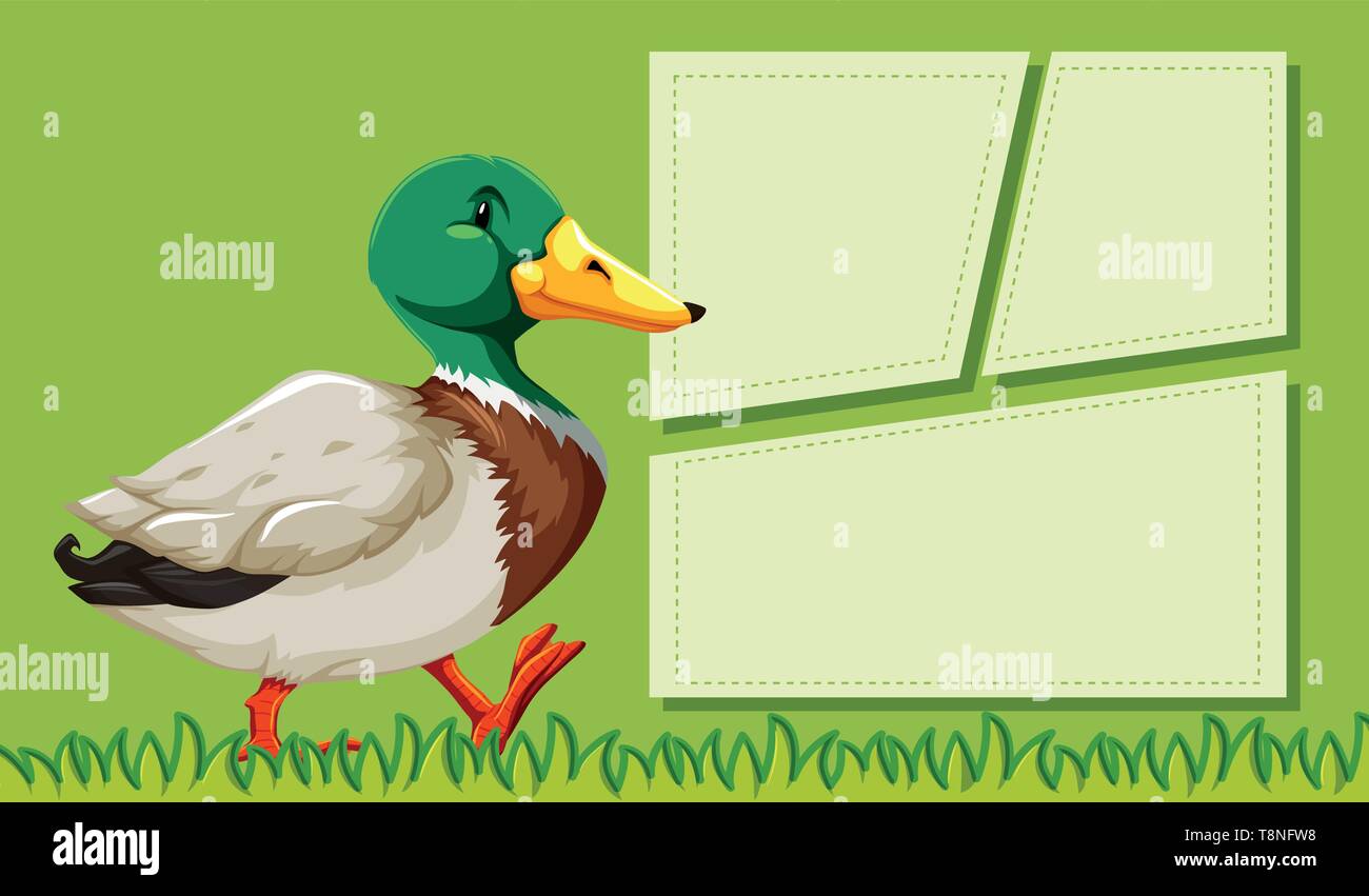 Note duck Stock Vector Images - Alamy