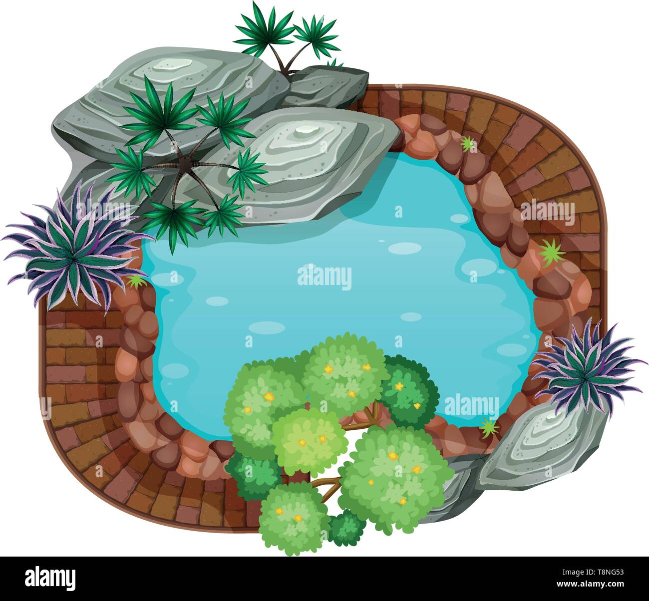Aerial gardening Stock Vector Images - Alamy