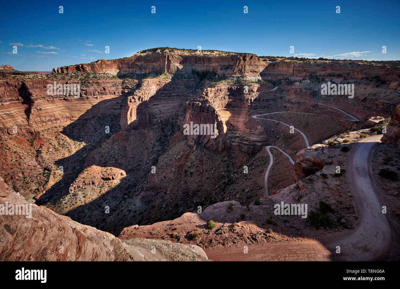 Shafer Canyon Overlook, Canyonlands National Park, Island in the Sky ...