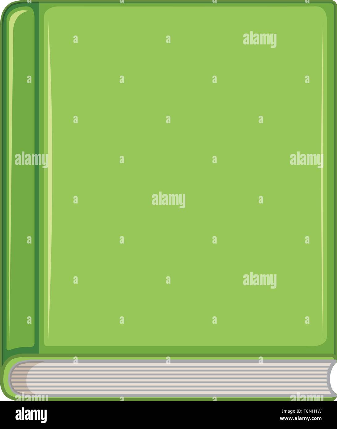 Green book on white background illustration Stock Vector Image & Art ...