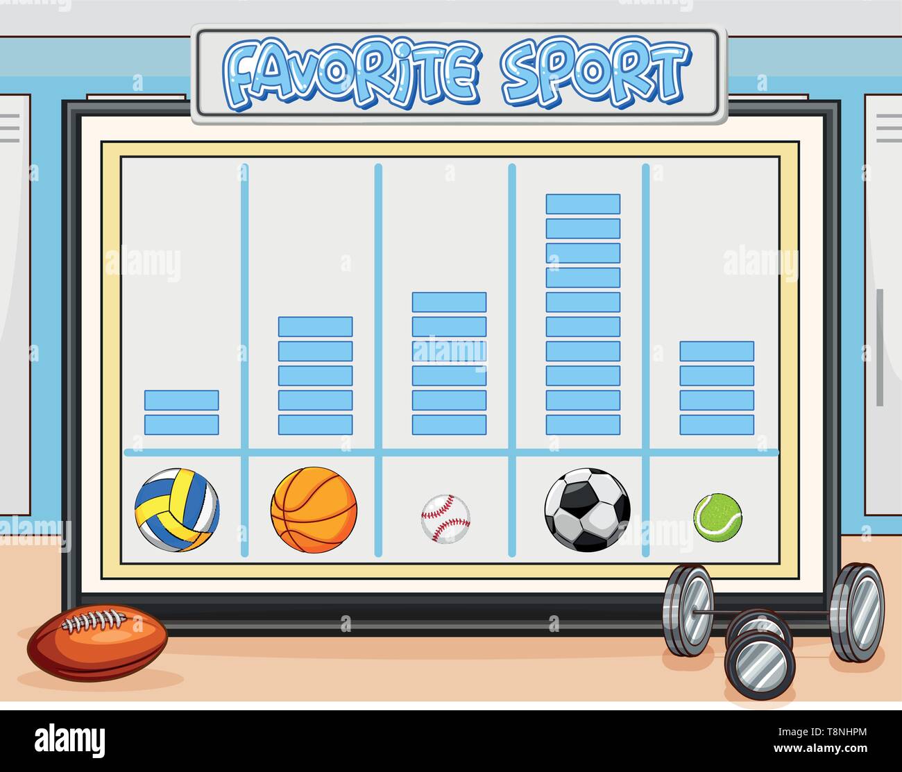 Count favorite sport worksheet illustration Stock Vector Image & Art ...