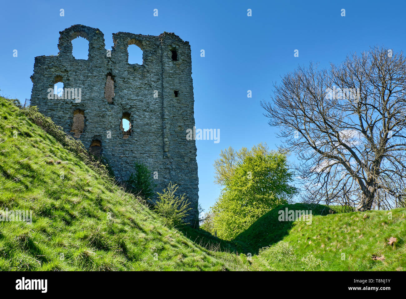 Clun castle hi-res stock photography and images - Alamy