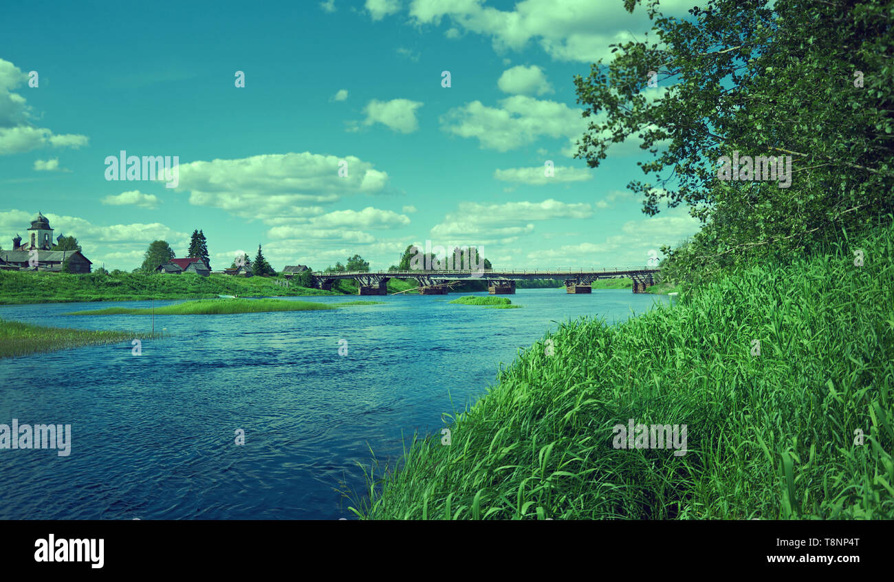 Ken River Valley.Arkhangelsk region, Russia Stock Photo - Alamy