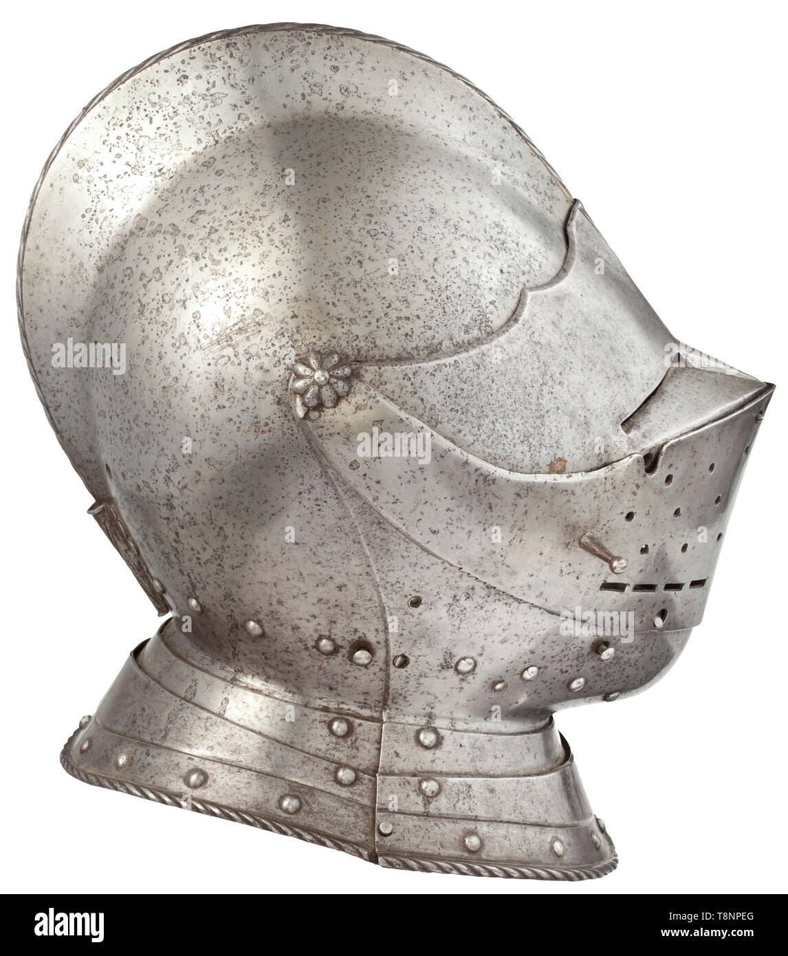 A close helmet, historicism in the style of circa 1580 Skull forged in ...