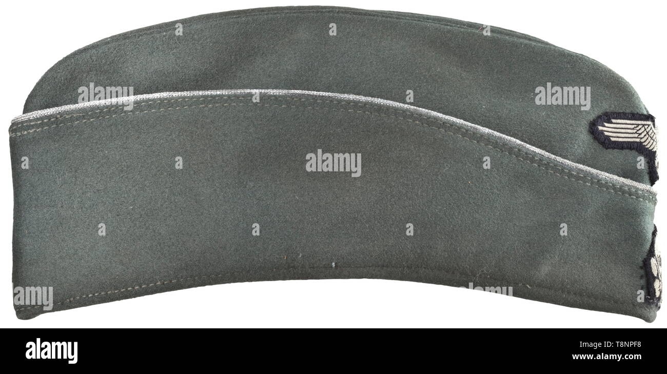 A garrison cap for Führer of the Waffen-SS Made from field-grey ...