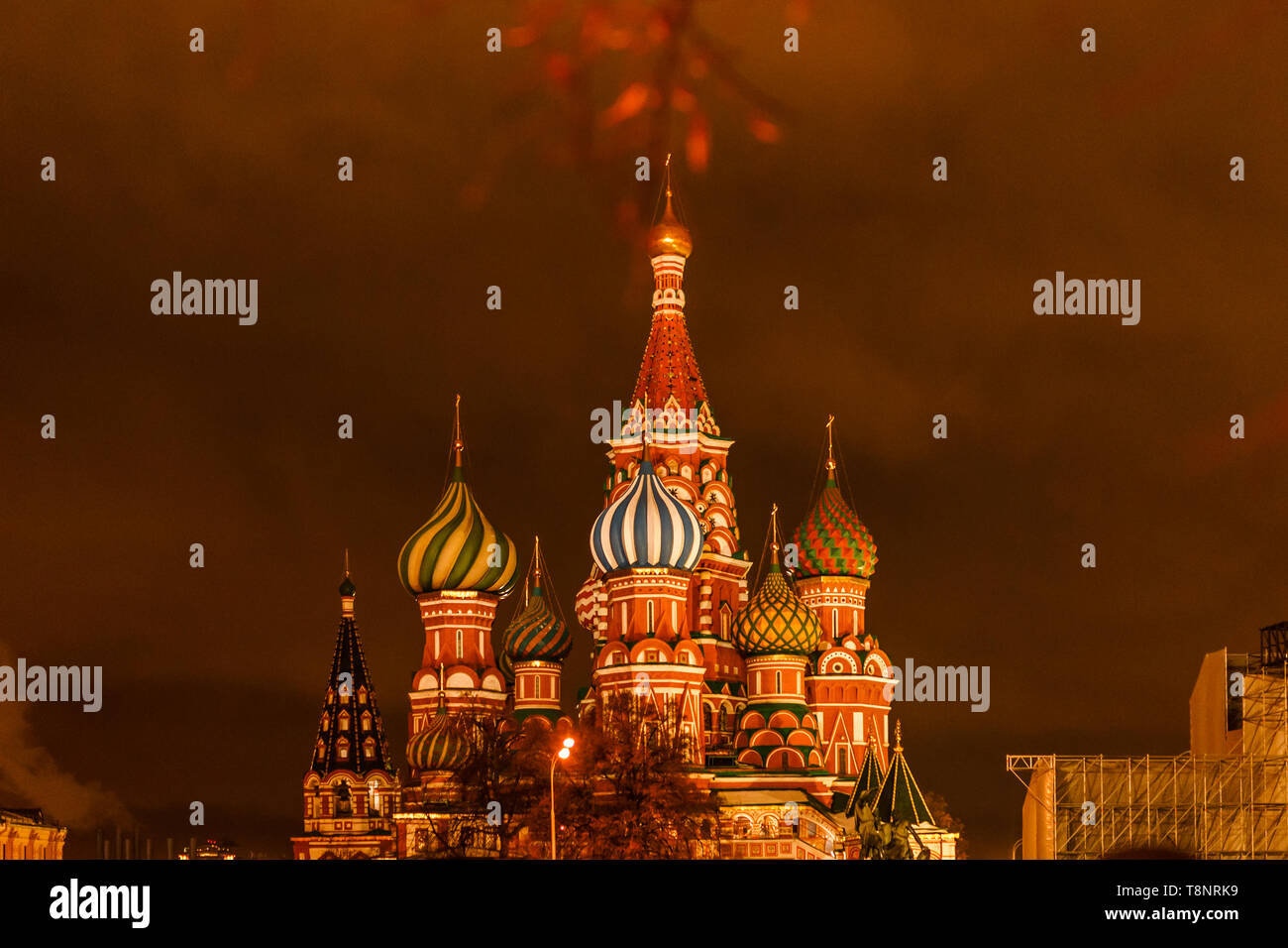 Picture of cathedral with colorful domes Stock Photo - Alamy