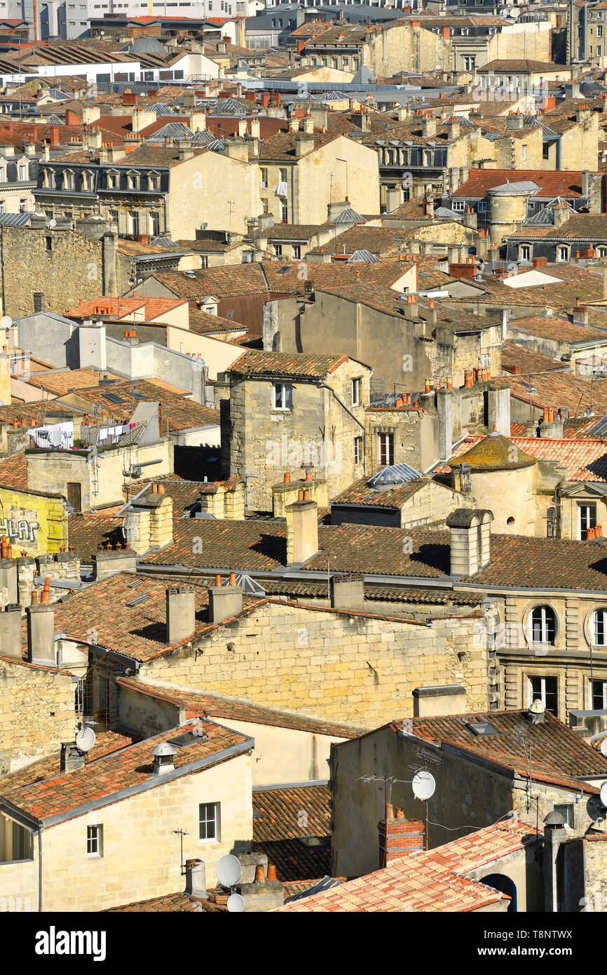 France, Gironde, Bordeaux, area listed as World Heritage by UNESCO ...