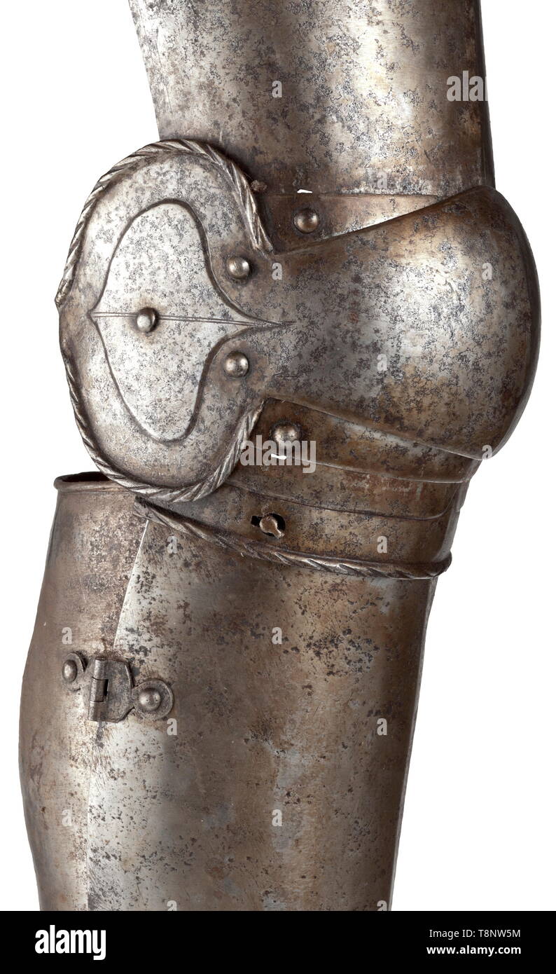 Two German leg defences, 2nd half of the 16th century Slightly ...