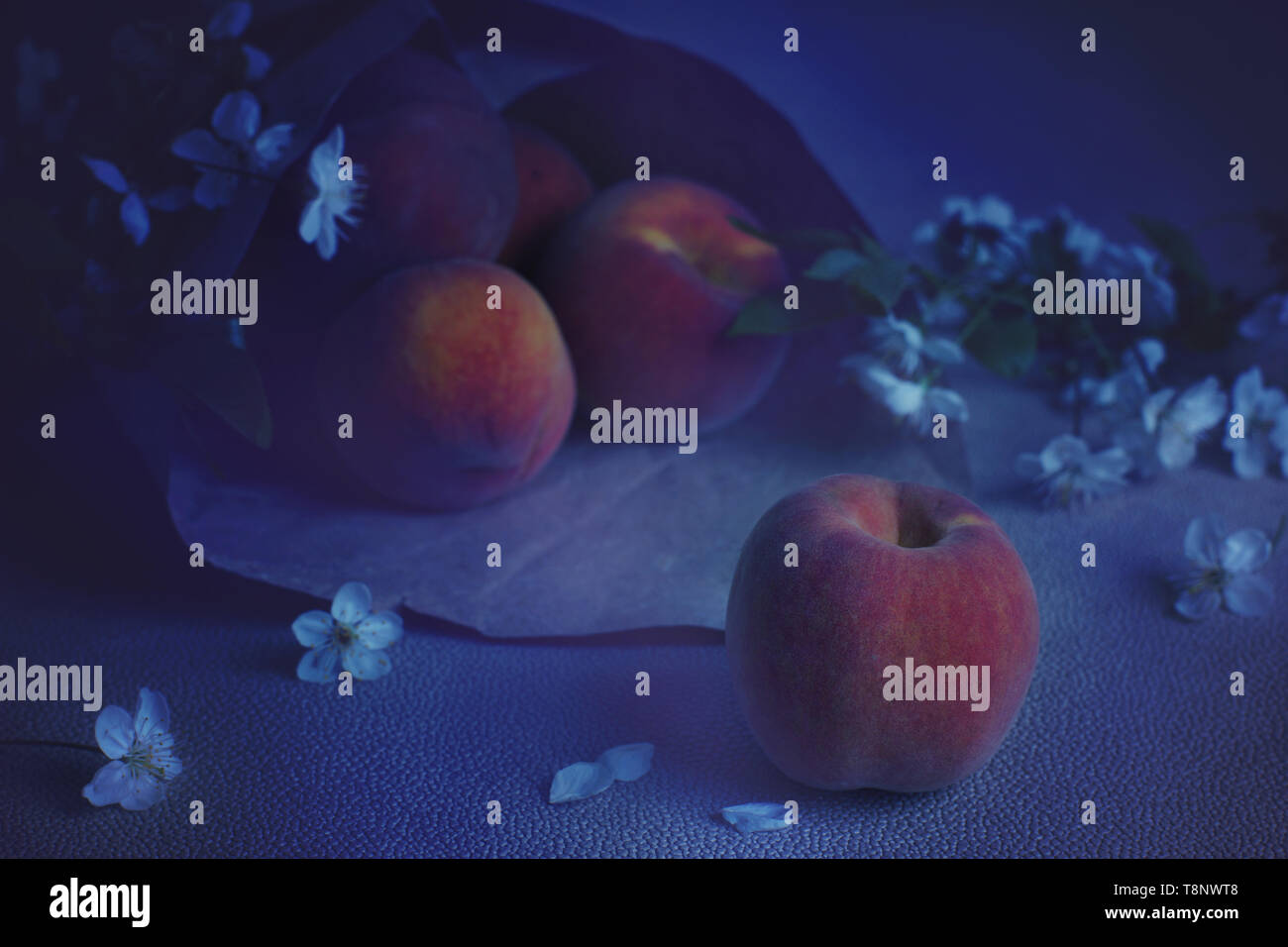 Lie peaches hi-res stock photography and images - Alamy