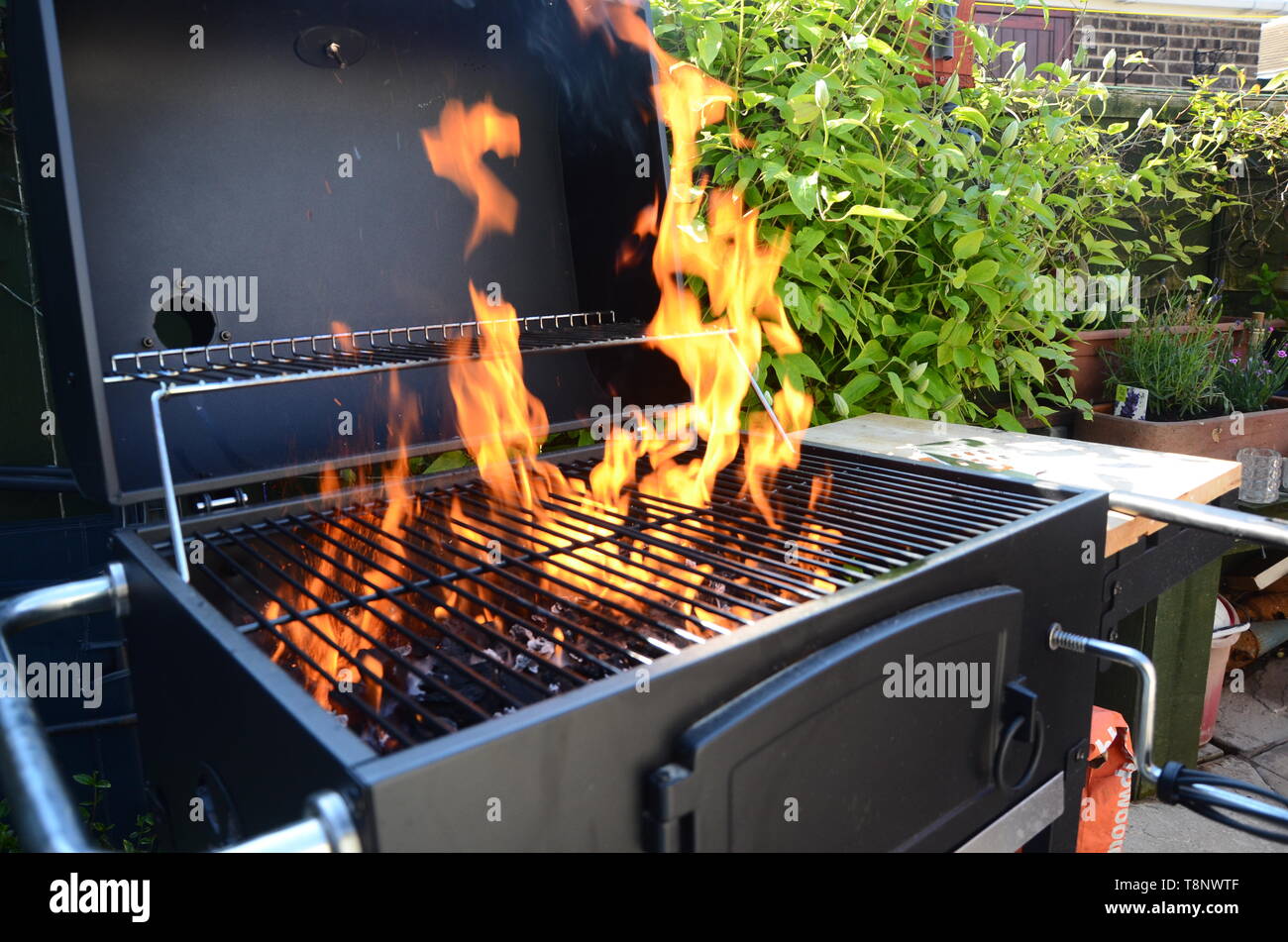 Barbecue safety hi-res stock photography and images - Alamy