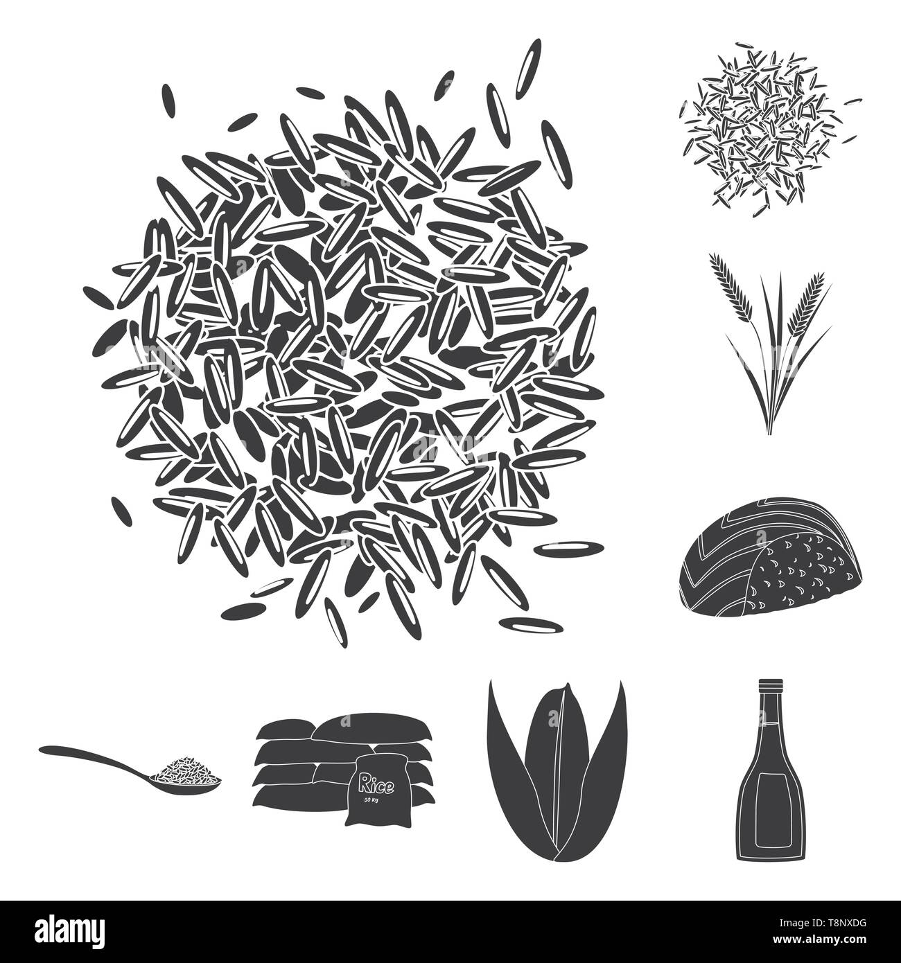 Vector design of diet and cooking logo. Collection of diet and organic ...