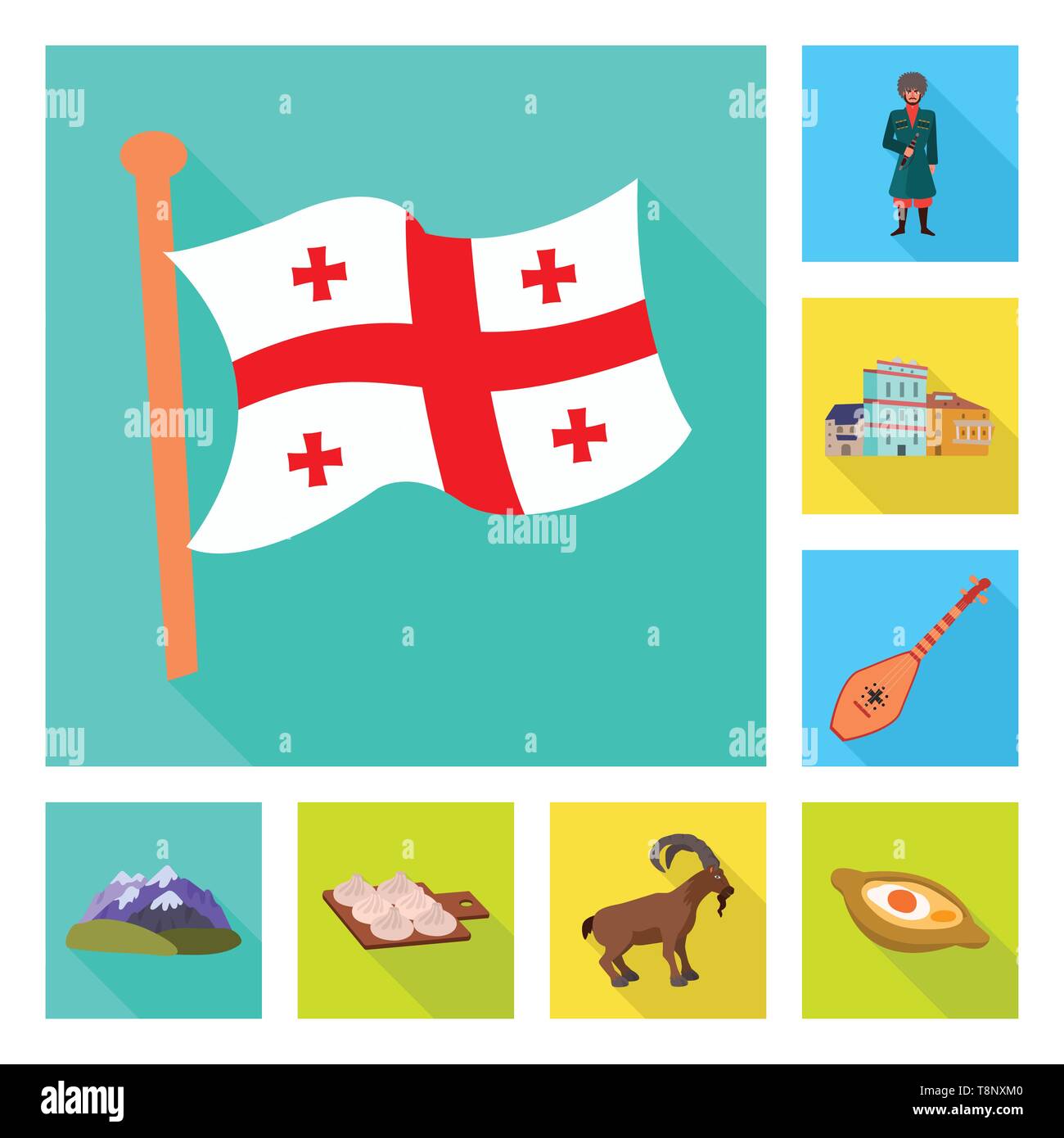 Vector design of culture and sightseeing logo. Set of culture and ...