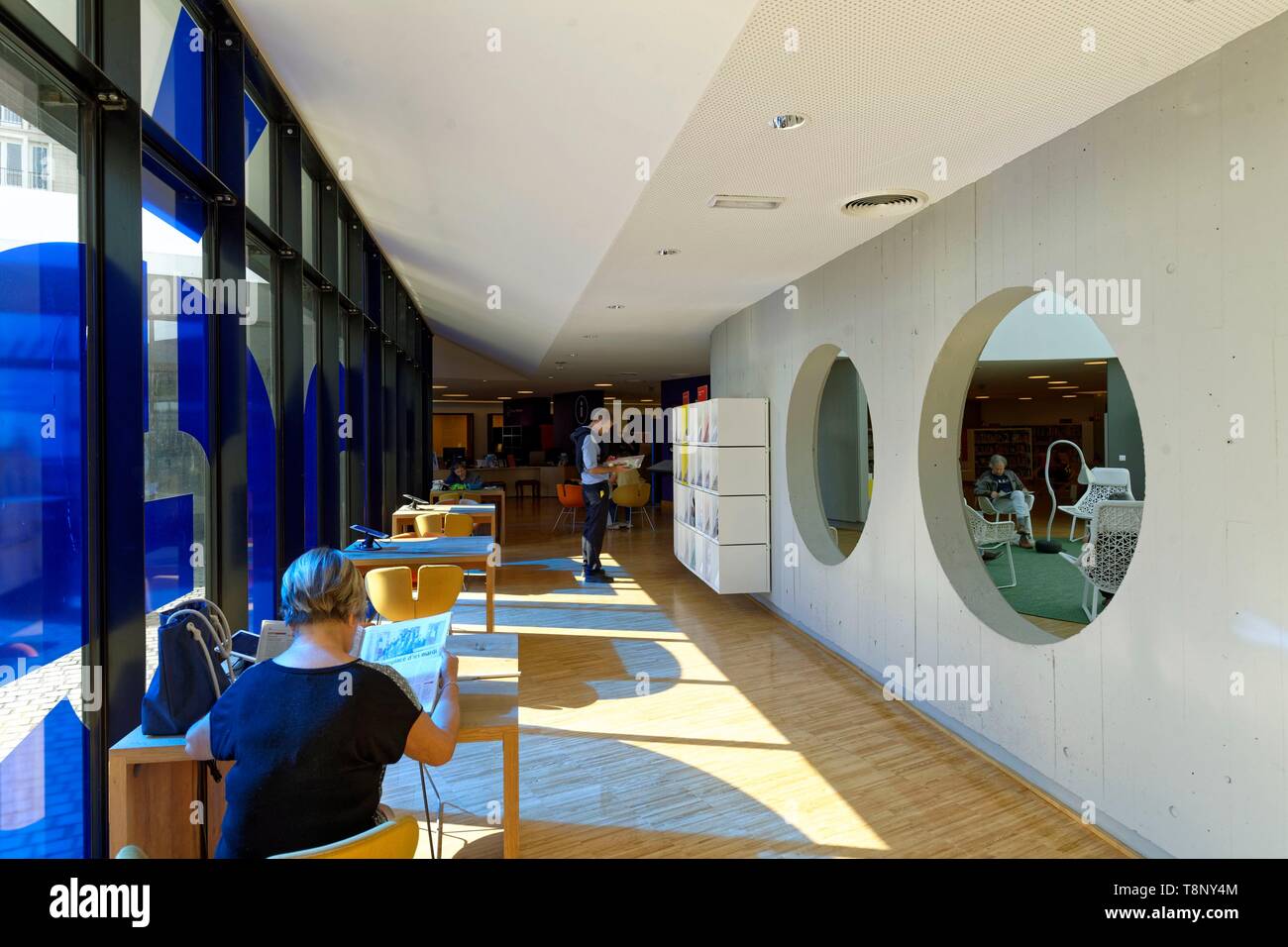 France, Seine Maritime, Le Havre, city rebuilt by Auguste Perret listed ...