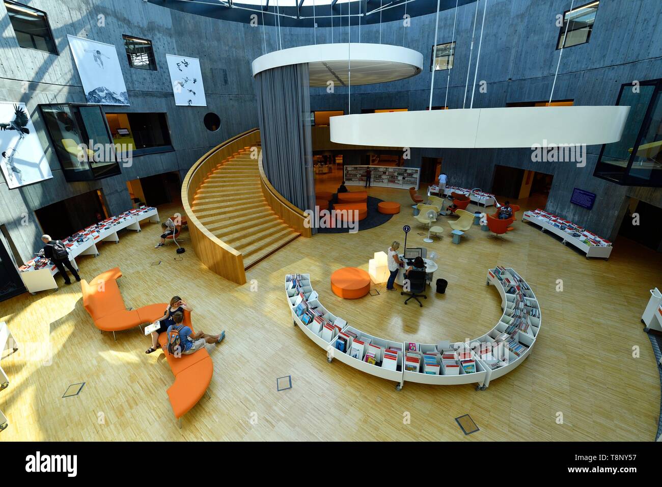 France, Seine Maritime, Le Havre, city rebuilt by Auguste Perret listed ...