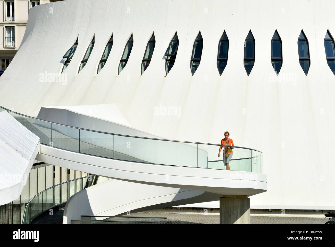 France, Seine Maritime, Le Havre, city rebuilt by Auguste Perret listed ...