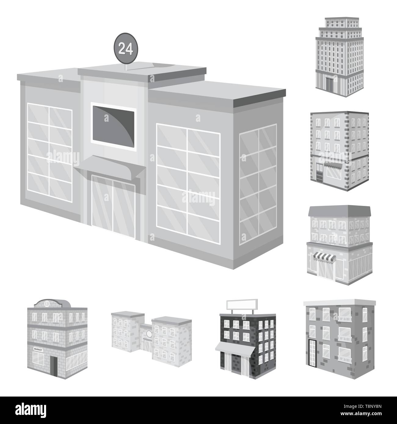 Hospital balcony Stock Vector Images - Alamy