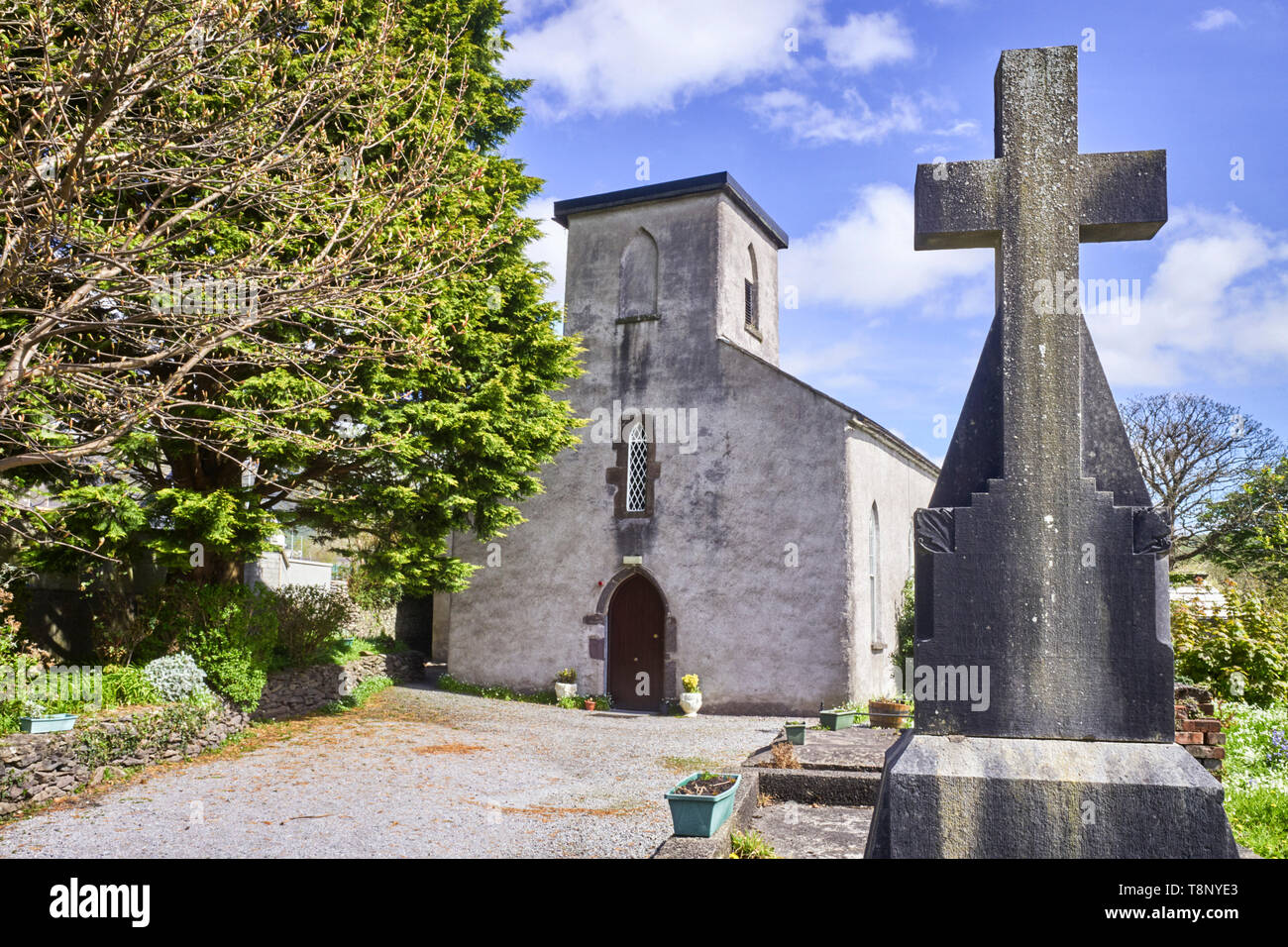 St James’ Church built in Spanish style in the centre of Dingle town ...