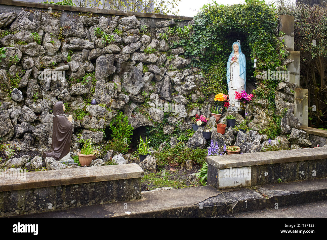 Lifford Marian Grotto in Gort Road, Ennis, County Clare, Ireland Stock ...