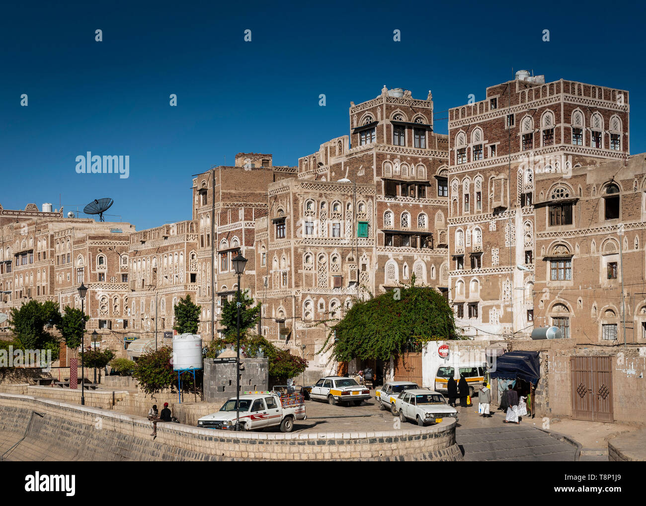 street scene and local heritage architecture buildings in old town of ...
