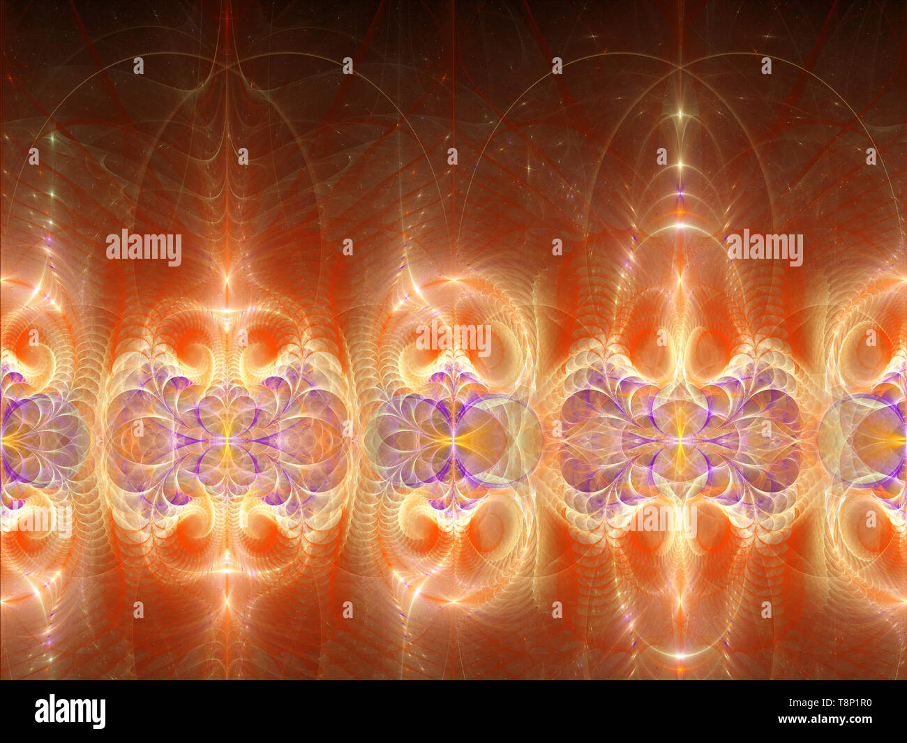 Cosmic recursive fractal flame hi-res stock photography and images - Alamy