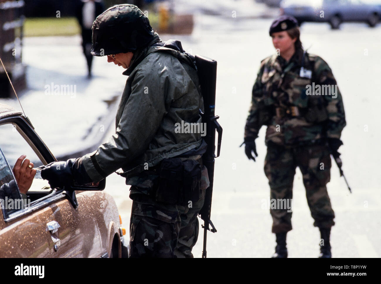 Upper Heyford RAF - USAF Air base in Oxfordshire England. 15/04/1986 ...