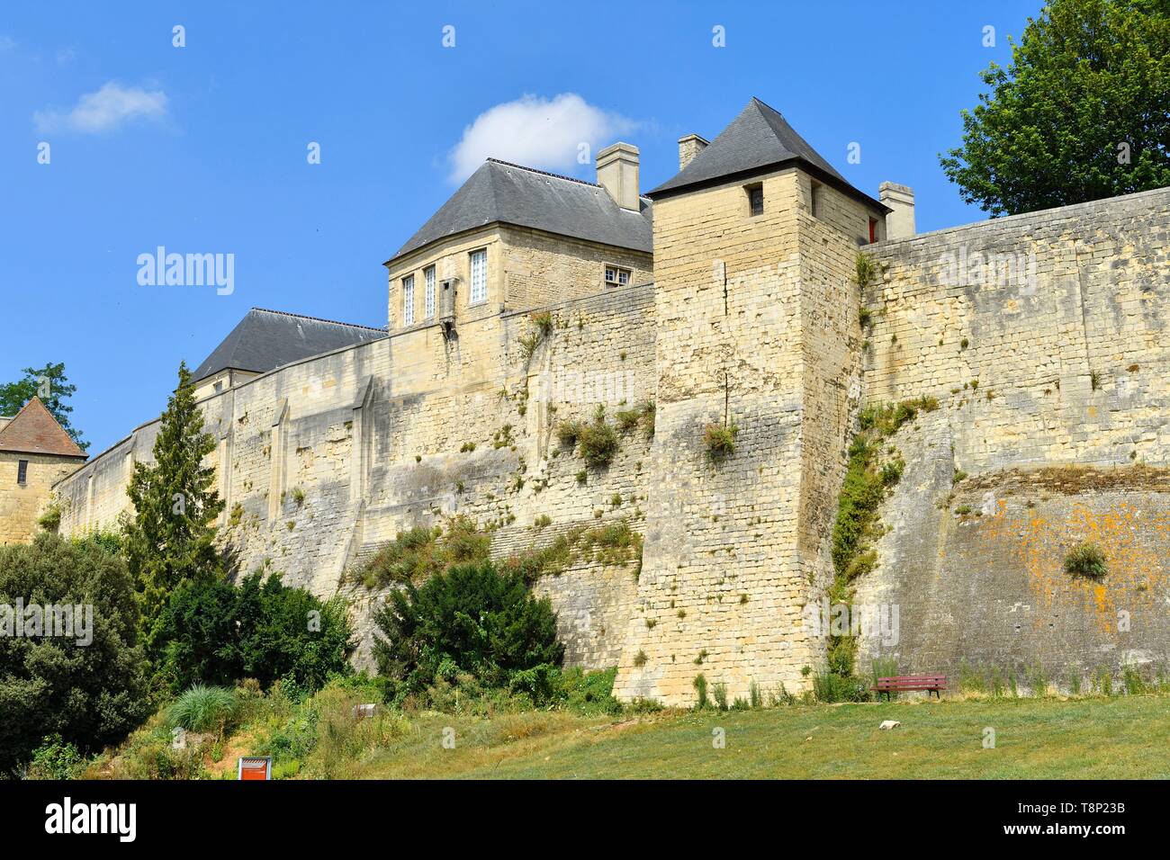 France, Calvados, Caen, the castle of William the Conqueror, Ducal ...