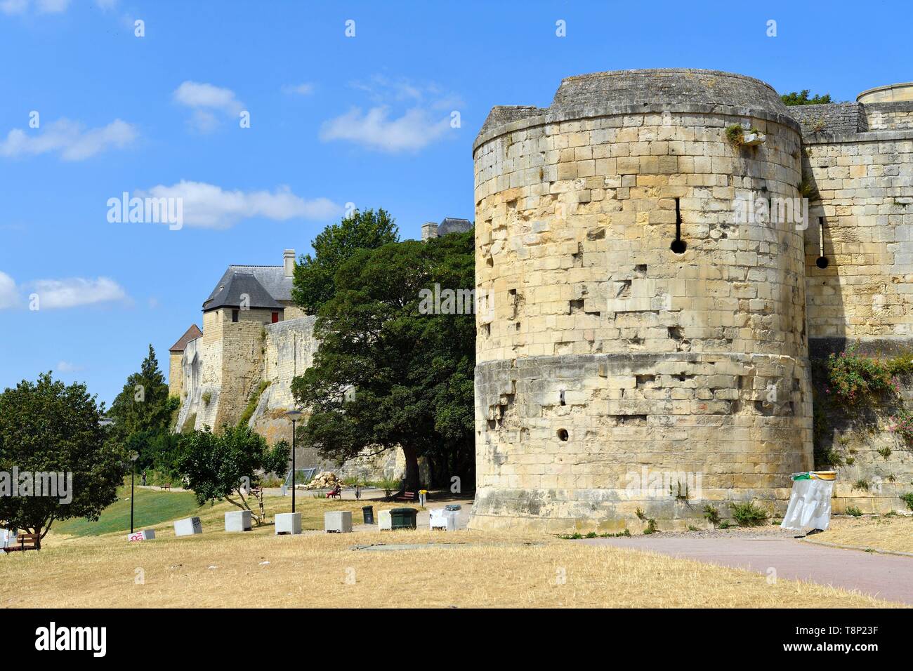 France, Calvados, Caen, the castle of William the Conqueror, Ducal ...