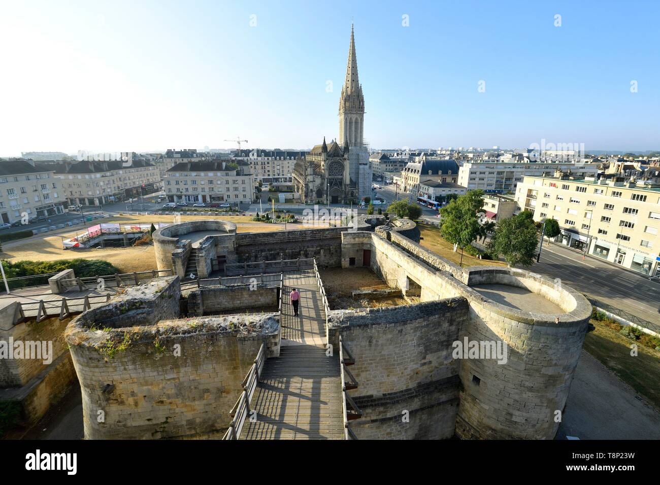 France, Calvados, Caen, the castle of William the Conqueror, Ducal ...