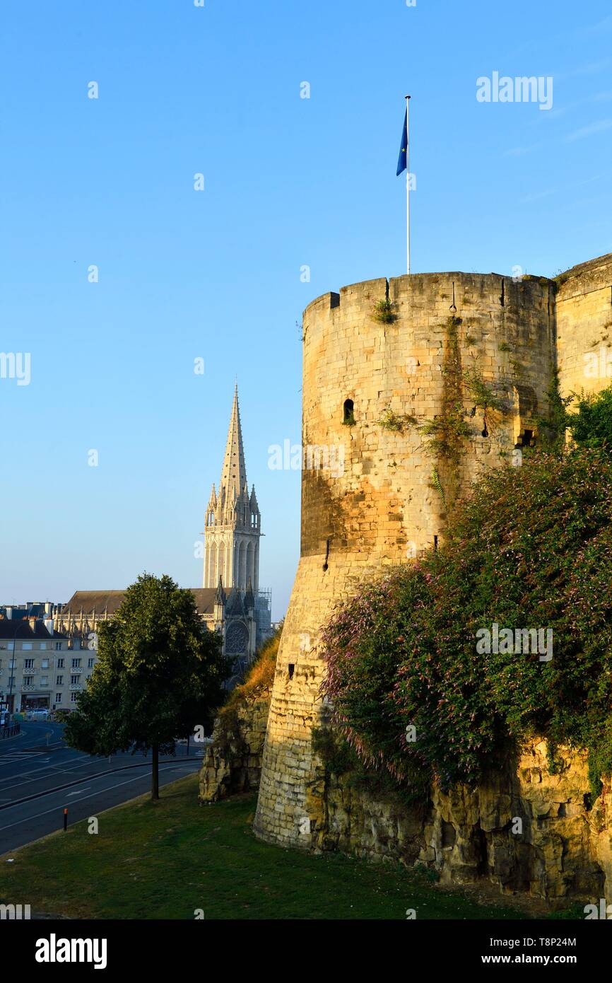 France, Calvados, Caen, the castle of William the Conqueror, Ducal ...