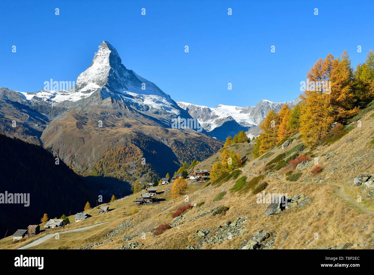 Switzerland, canton of Valais, Zermatt, Findelntal (Findeln valley ...