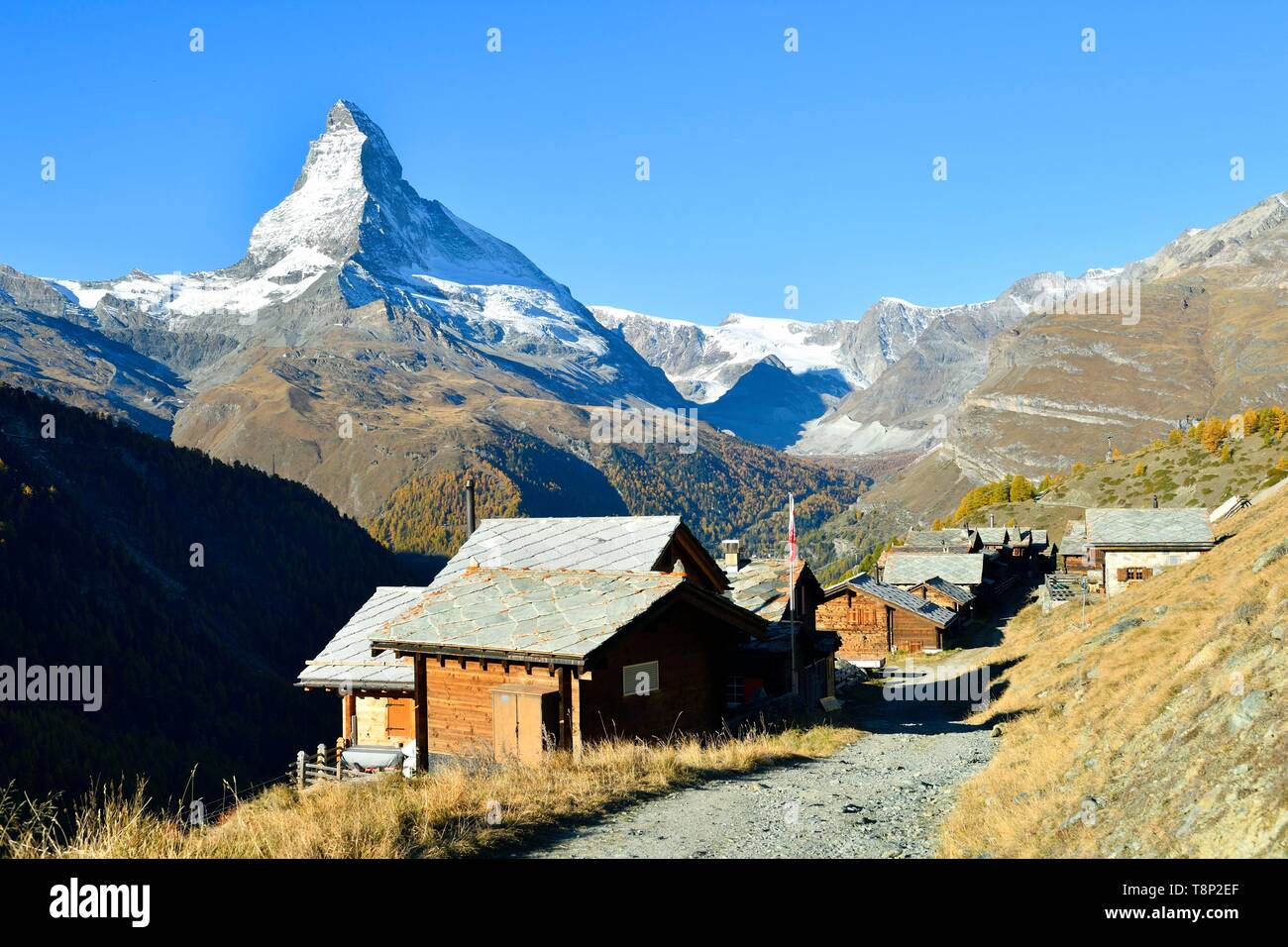Switzerland, canton of Valais, Zermatt, Findelntal (Findeln valley ...